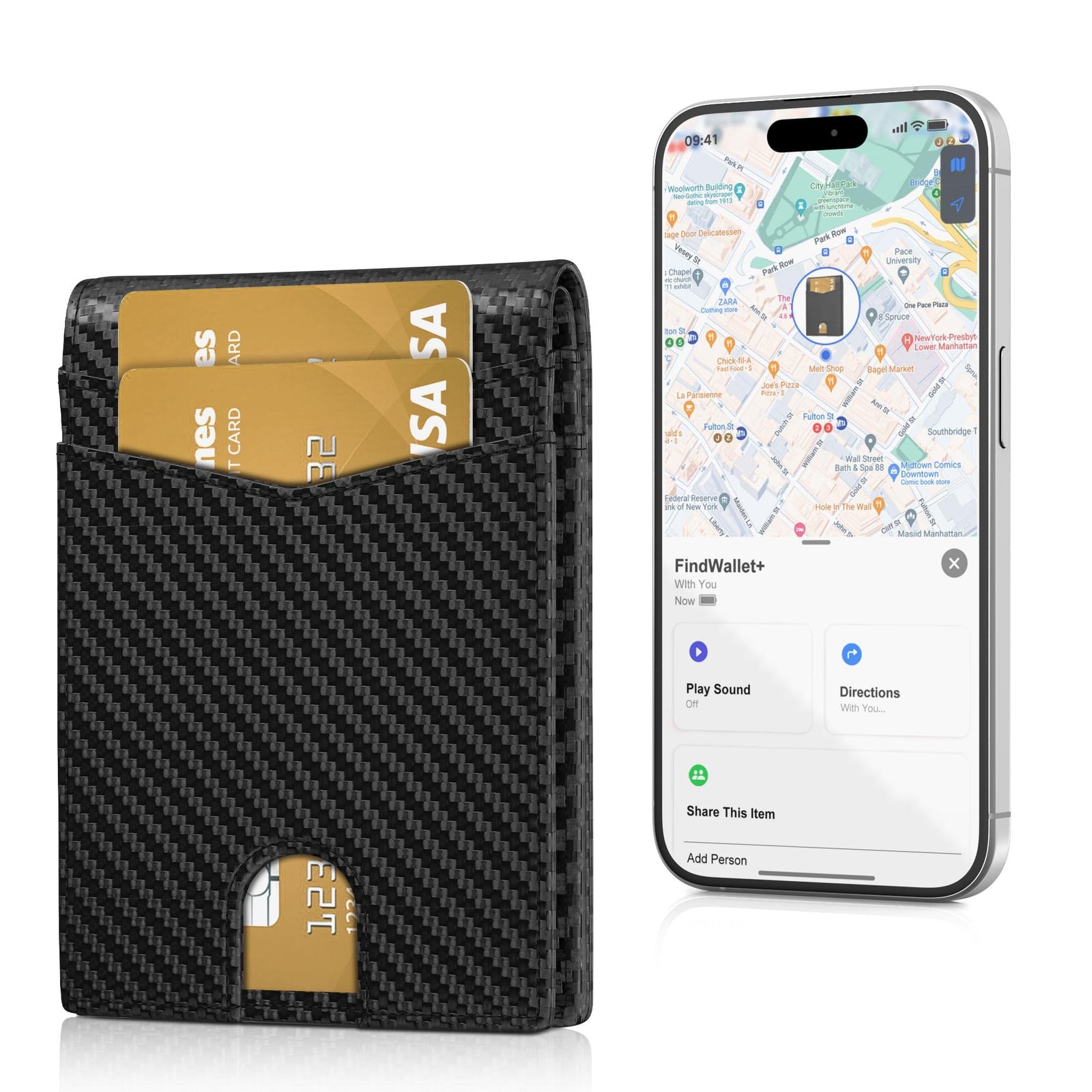 Findwallet® Bifold Wallet with Smart Tracker